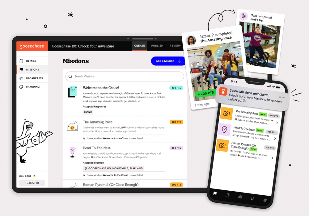 Unlockable Missions are Here! | Goosechase